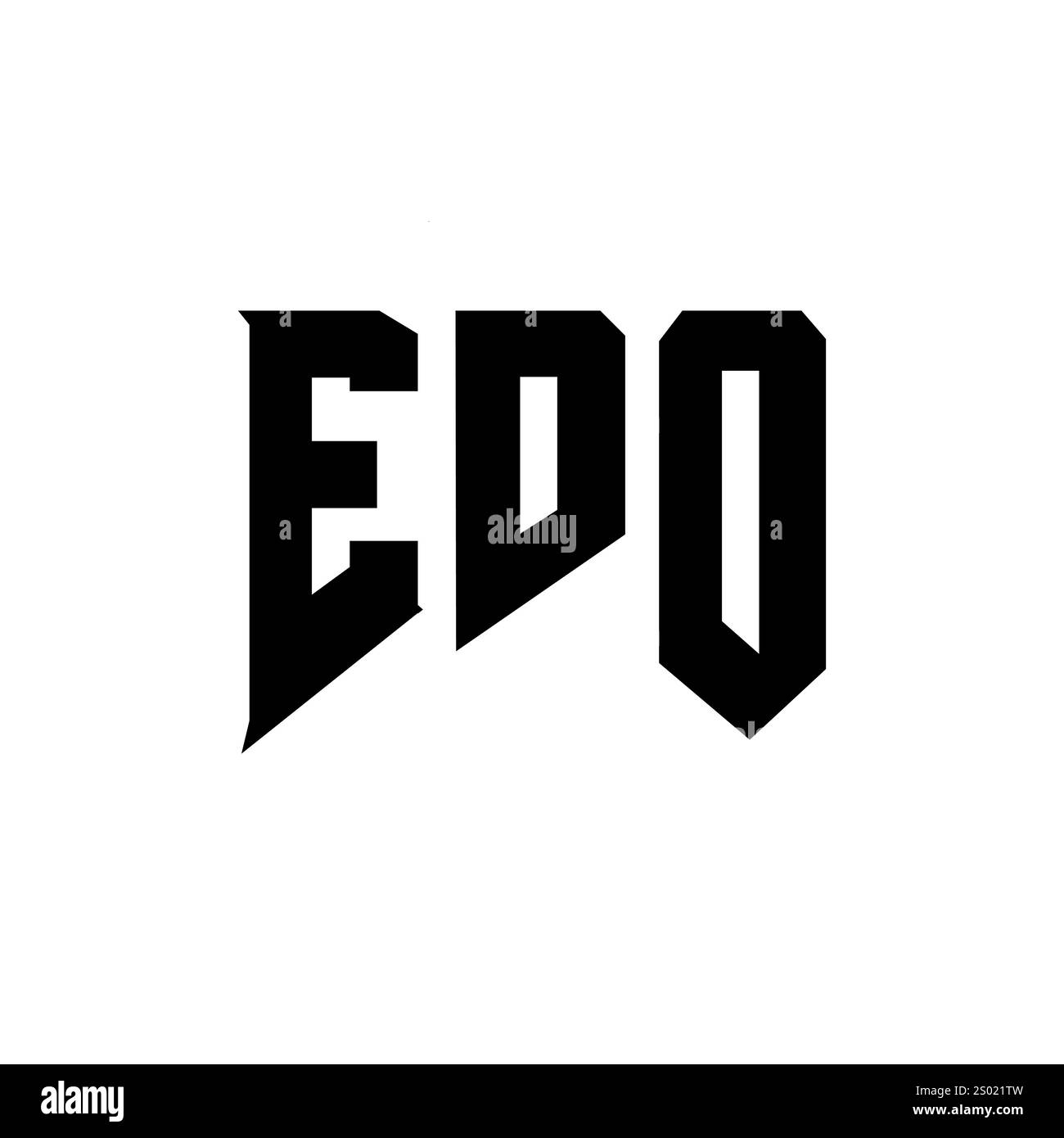 EDO letter logo design for technology company. EDO logo design black ...