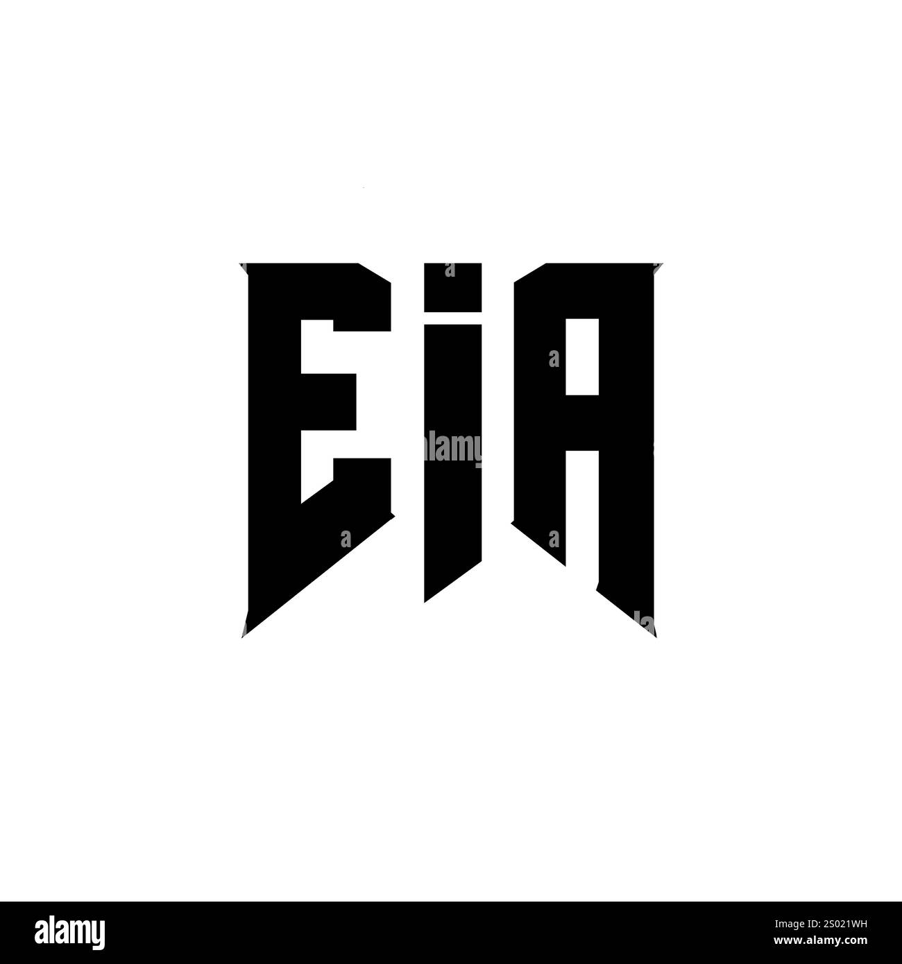 EIA letter logo design for technology company. EIA logo design black ...