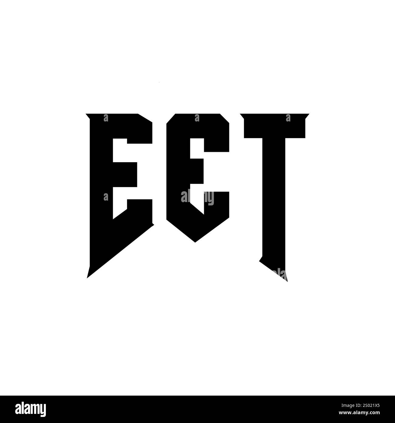 Eet logo design hi-res stock photography and images - Alamy