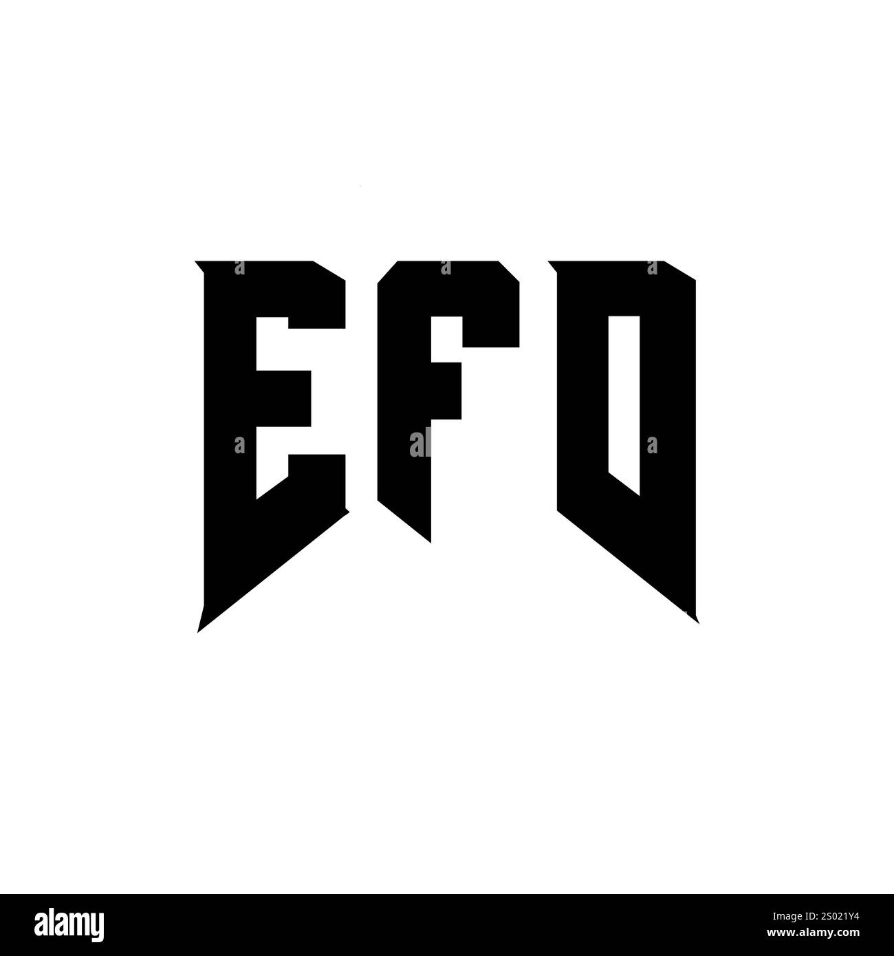 EFD letter logo design for technology company. EFD logo design black ...