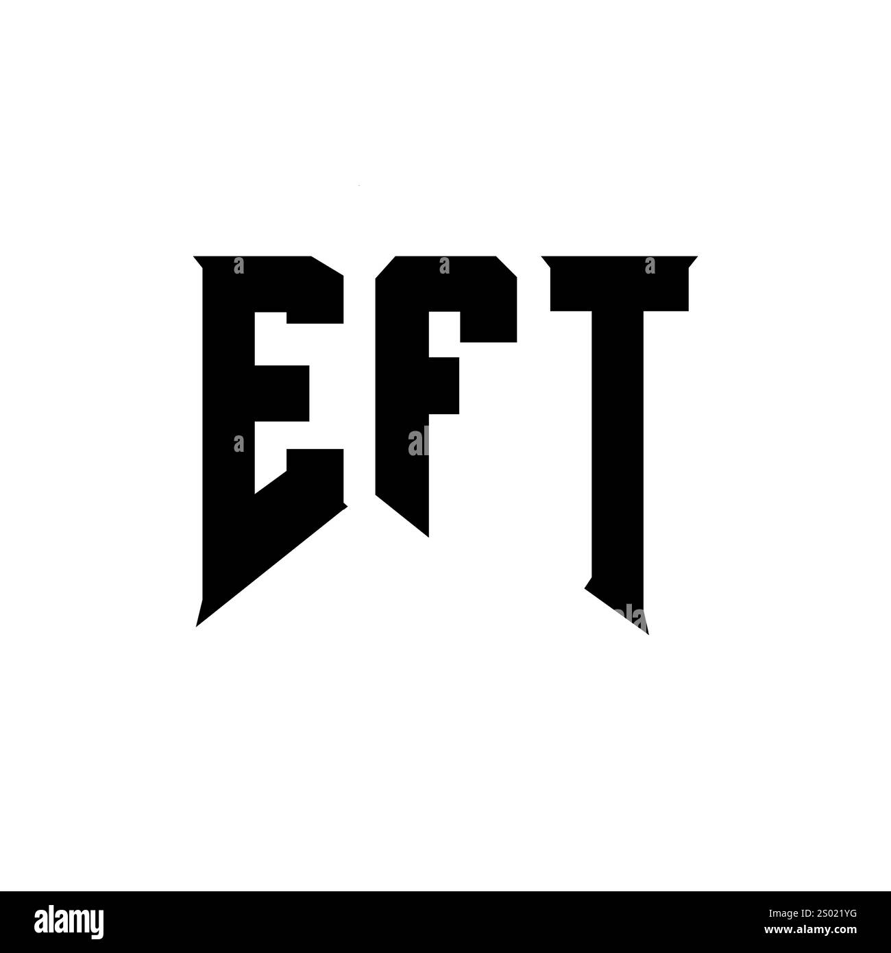 EFT letter logo design for technology company. EFT logo design black ...