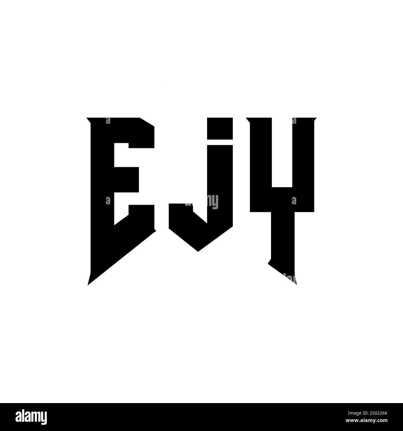 Ejy logo design hi-res stock photography and images - Alamy