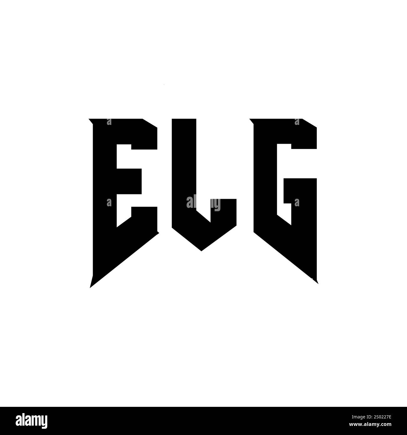 Elg logo design Black and White Stock Photos & Images - Alamy