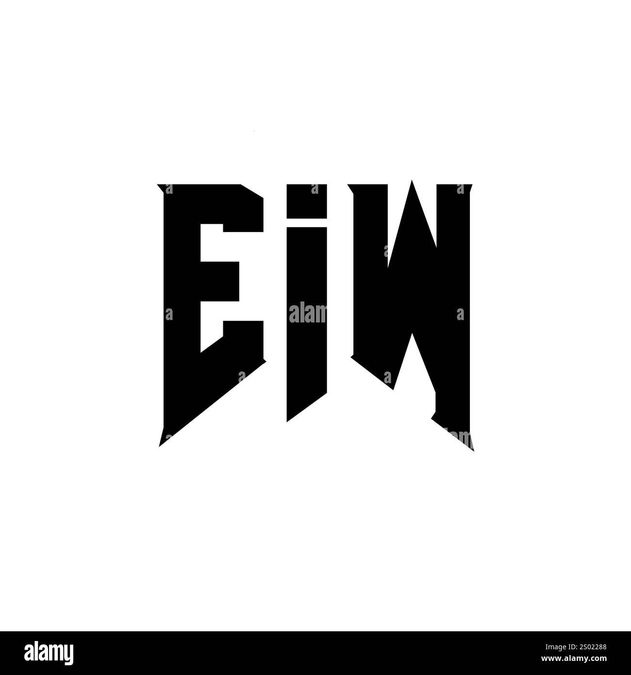 Eiw logo design hi-res stock photography and images - Alamy