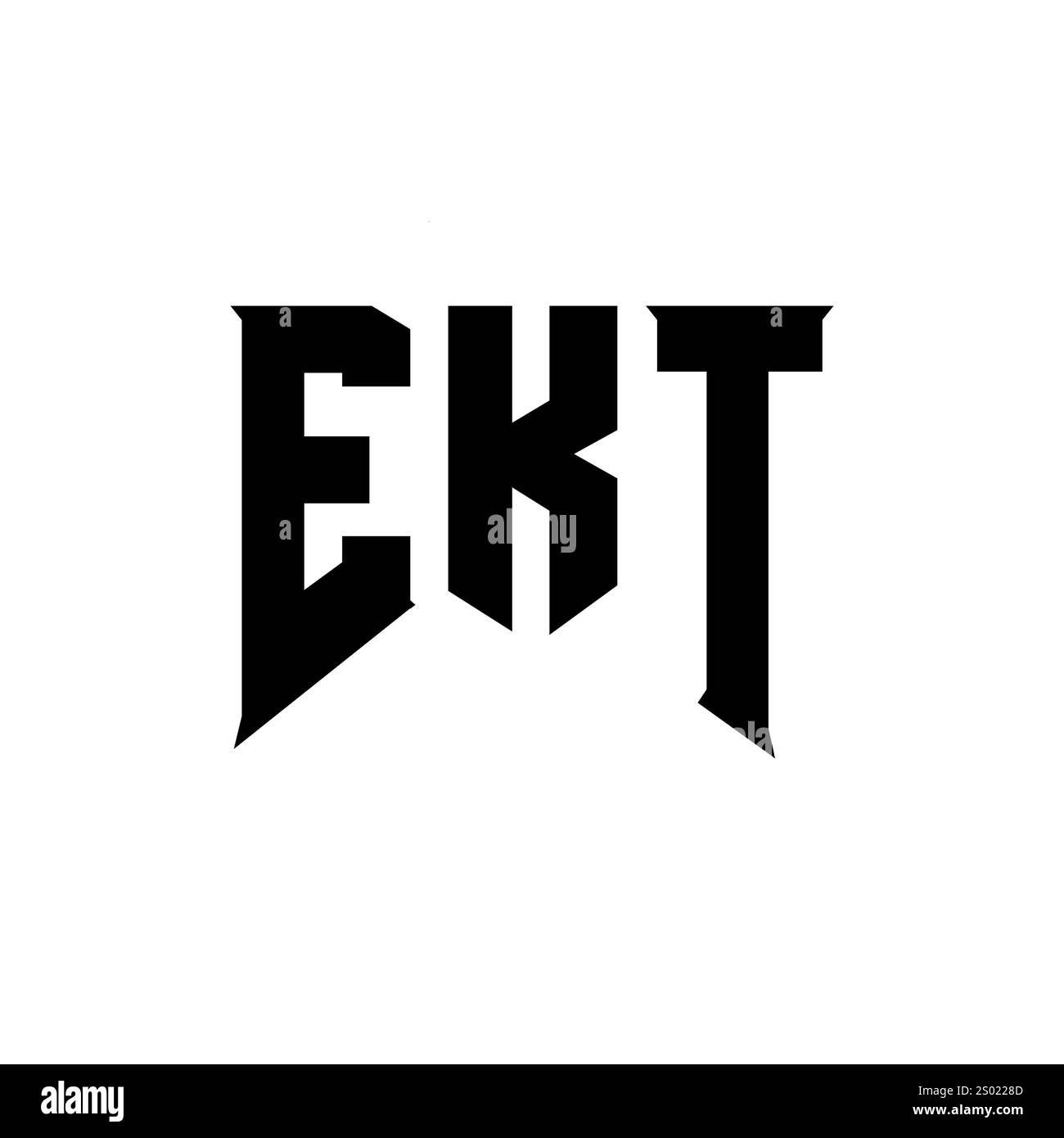 Ekt logo design Stock Vector Images - Alamy