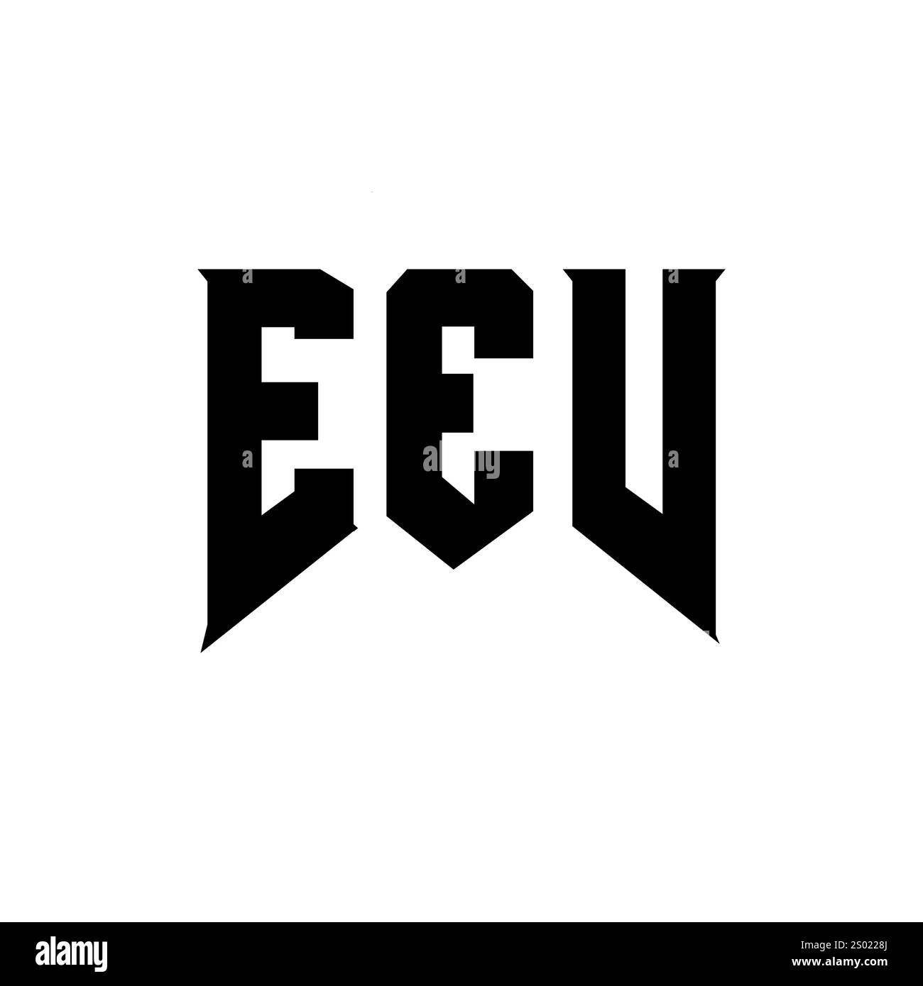 EEV letter logo design for technology company. EEV logo design black ...