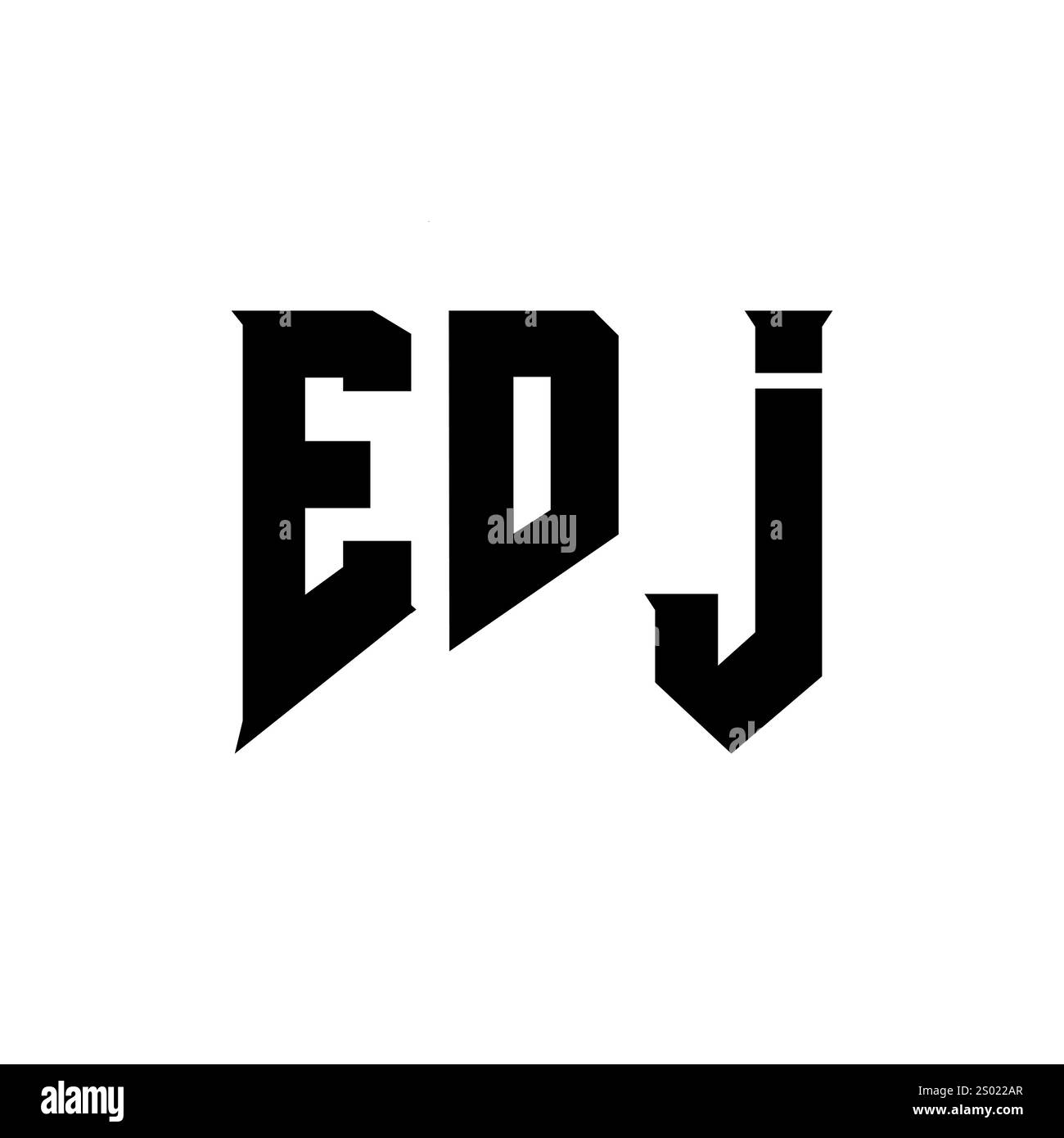 Edj logo design Stock Vector Images - Alamy