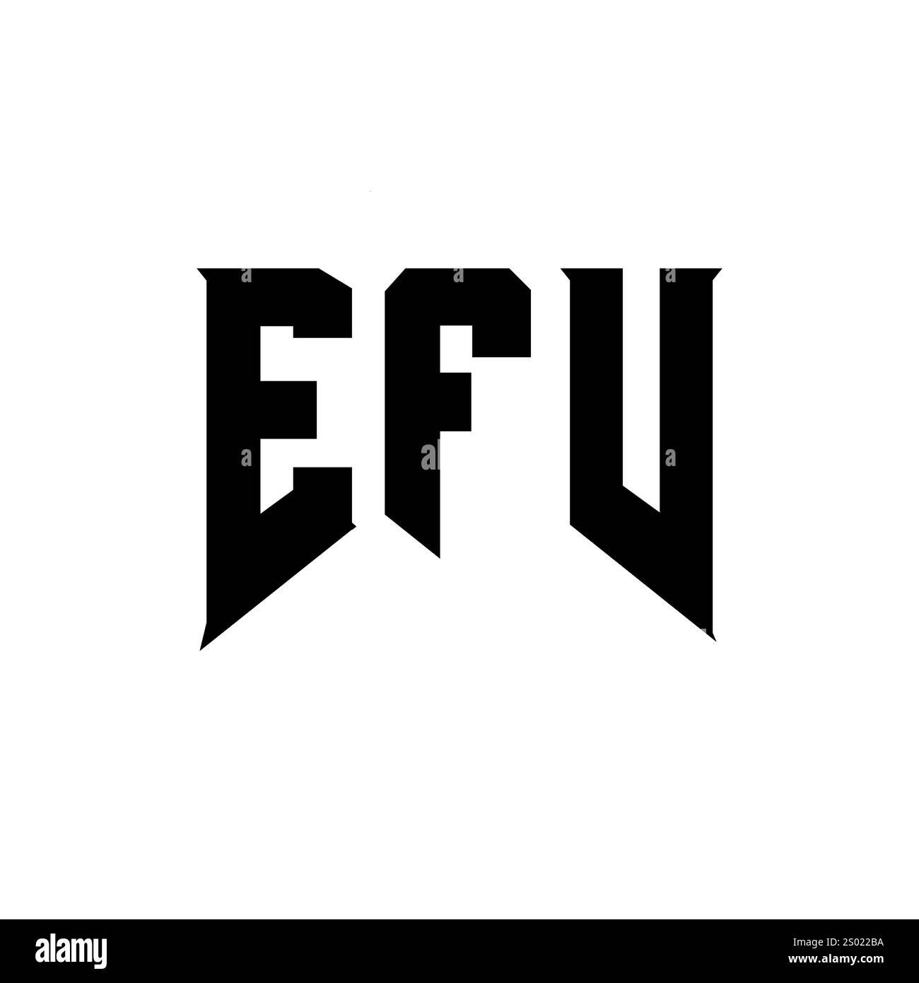 EFV letter logo design for technology company. EFV logo design black ...