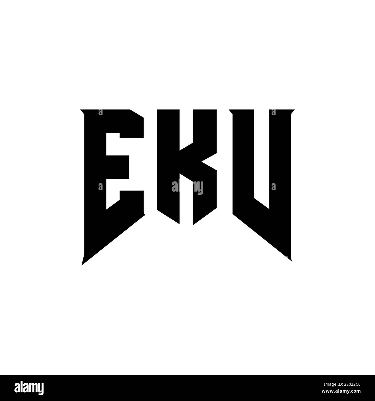 Ekv logo design Stock Vector Images - Alamy