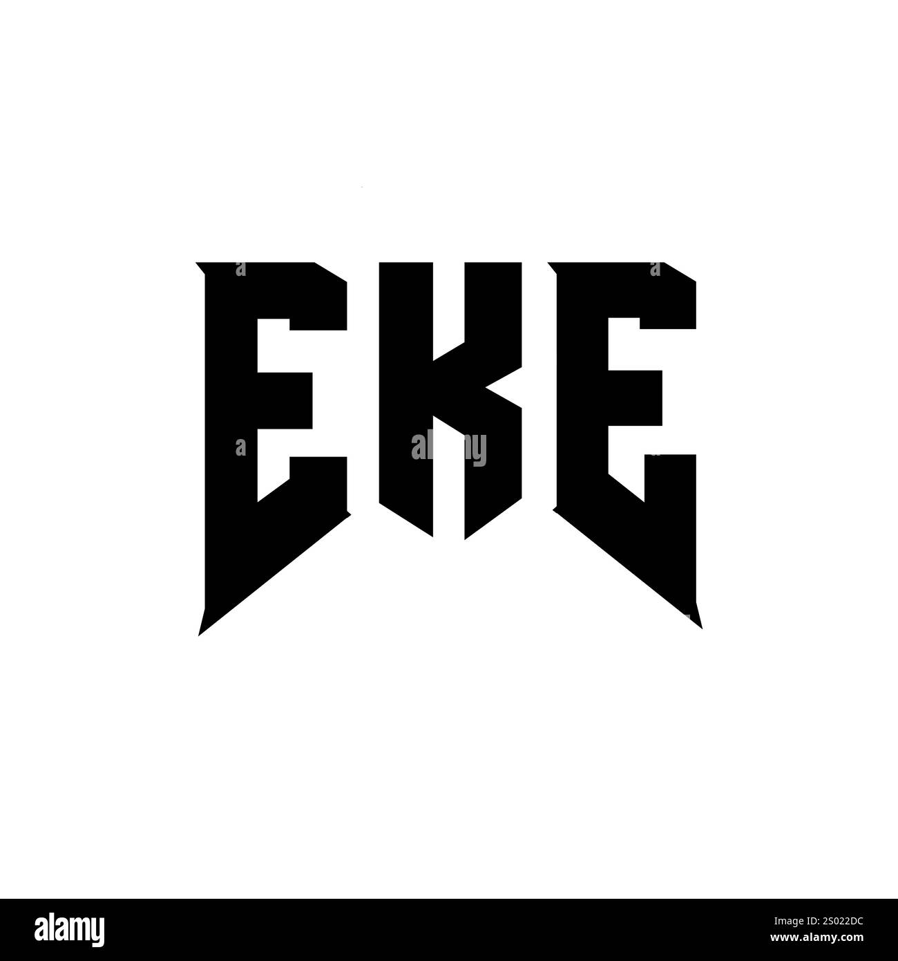 EKE letter logo design for technology company. EKE logo design black ...