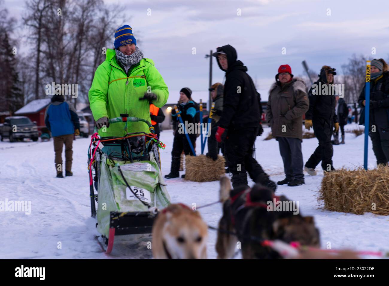 Alaska s Sled Dog Race Keeps Traditions Alive Wasilla, Alaska - December 21, 2024: A 100-mile ...
