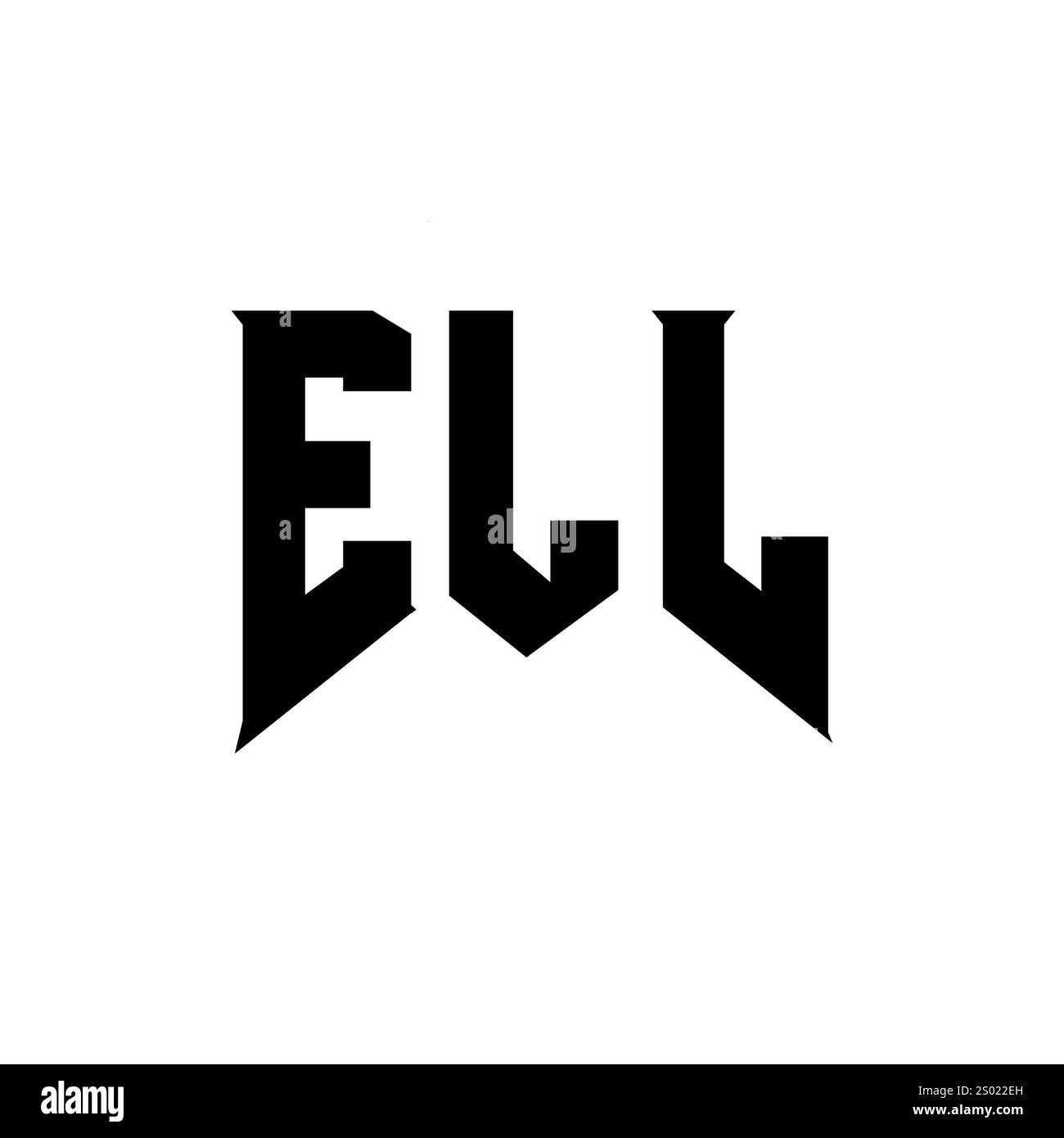 Ell logo design hi-res stock photography and images - Alamy