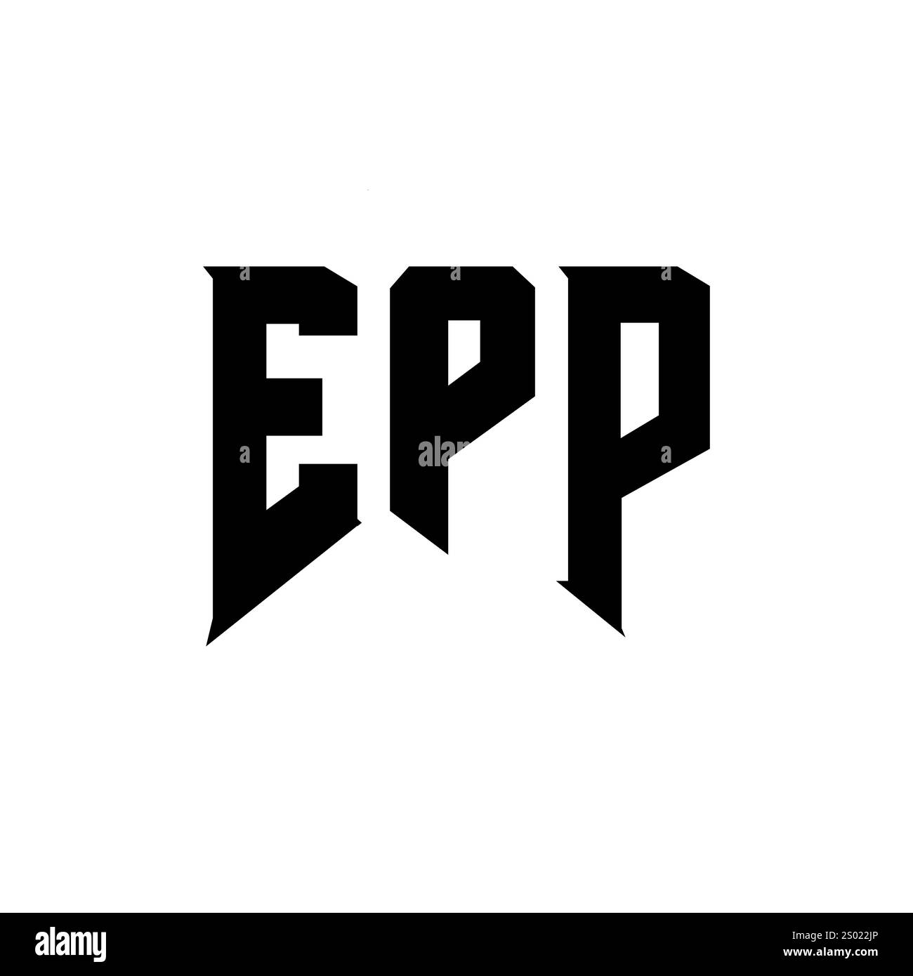EPP letter logo design for technology company. EPP logo design black ...