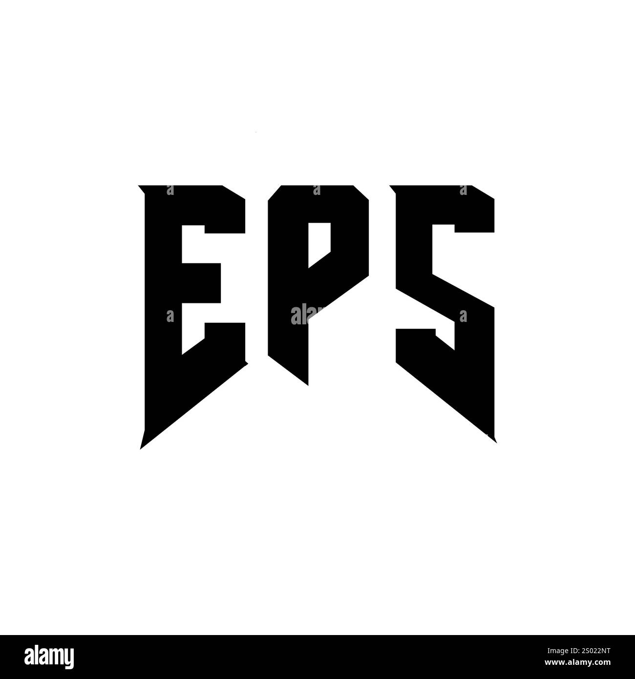 EPS letter logo design for technology company. EPS logo design black ...