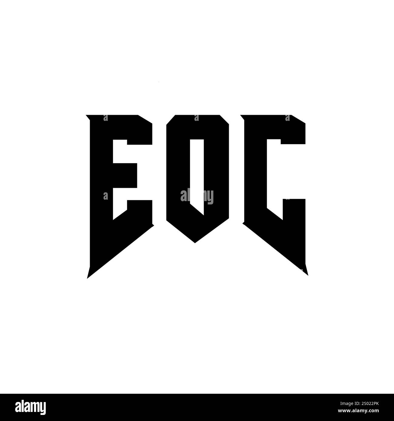 Eoc logo design Stock Vector Images - Alamy