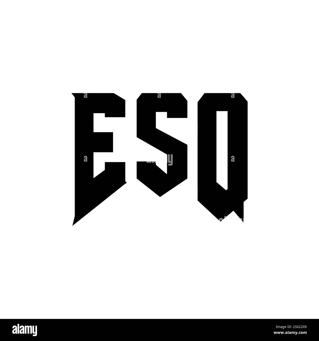 Esq logo design hi-res stock photography and images - Alamy