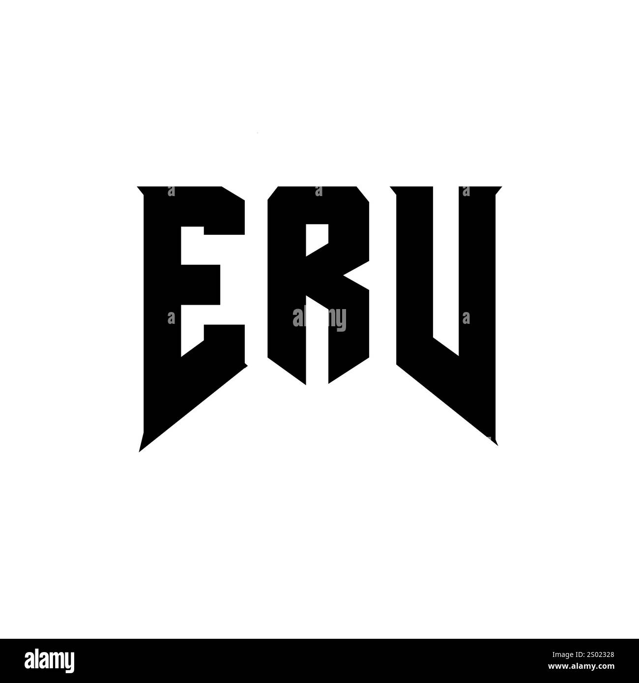 ERV letter logo design for technology company. ERV logo design black ...