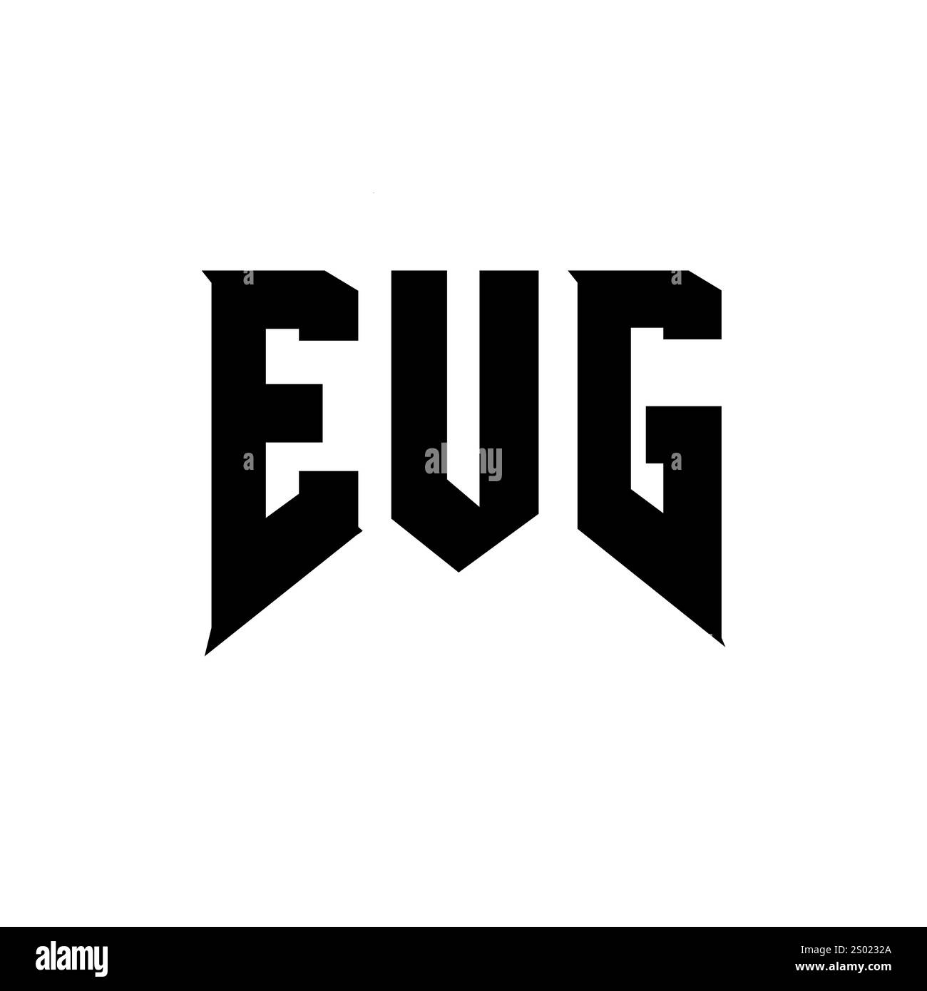 Eug logo design hi-res stock photography and images - Alamy