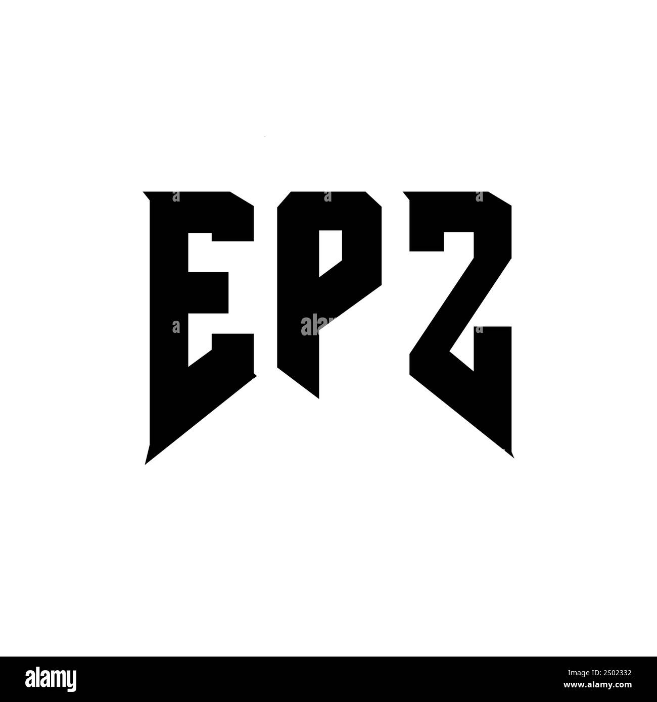 EPZ letter logo design for technology company. EPZ logo design black ...