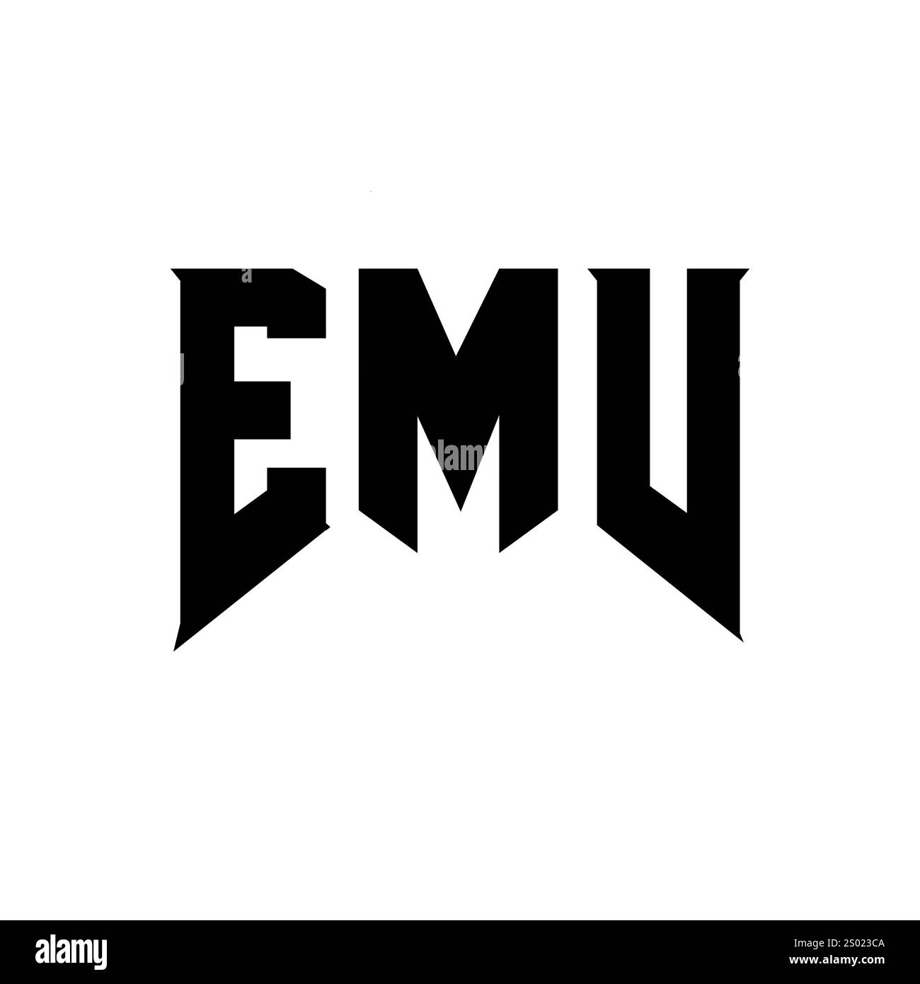 EMV letter logo design for technology company. EMV logo design black ...