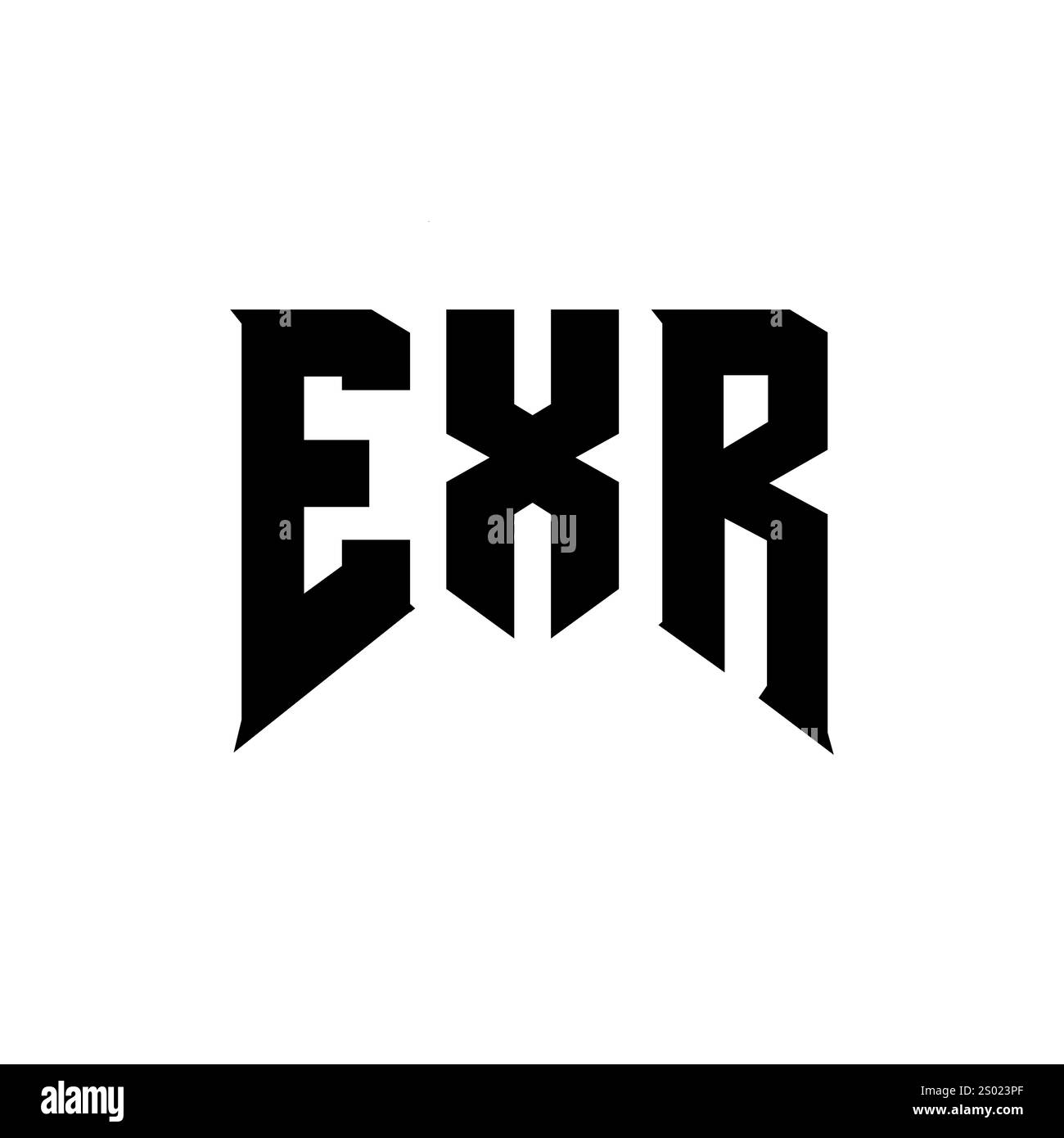 Exr logo design Stock Vector Images - Alamy