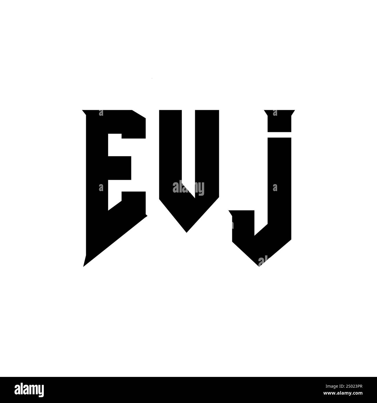 Evj logo design hi-res stock photography and images - Alamy