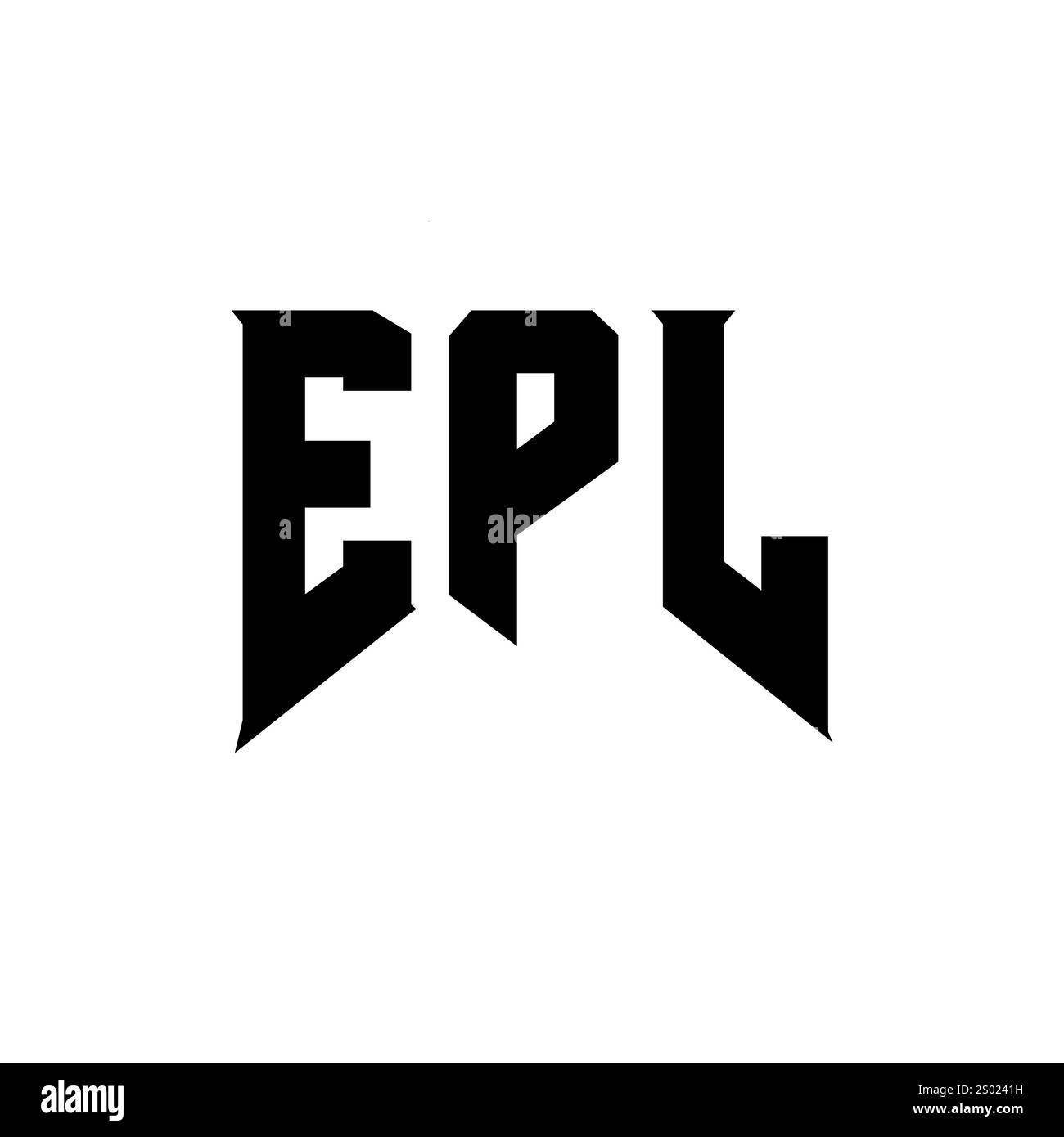 EPL letter logo design for technology company. EPL logo design black ...