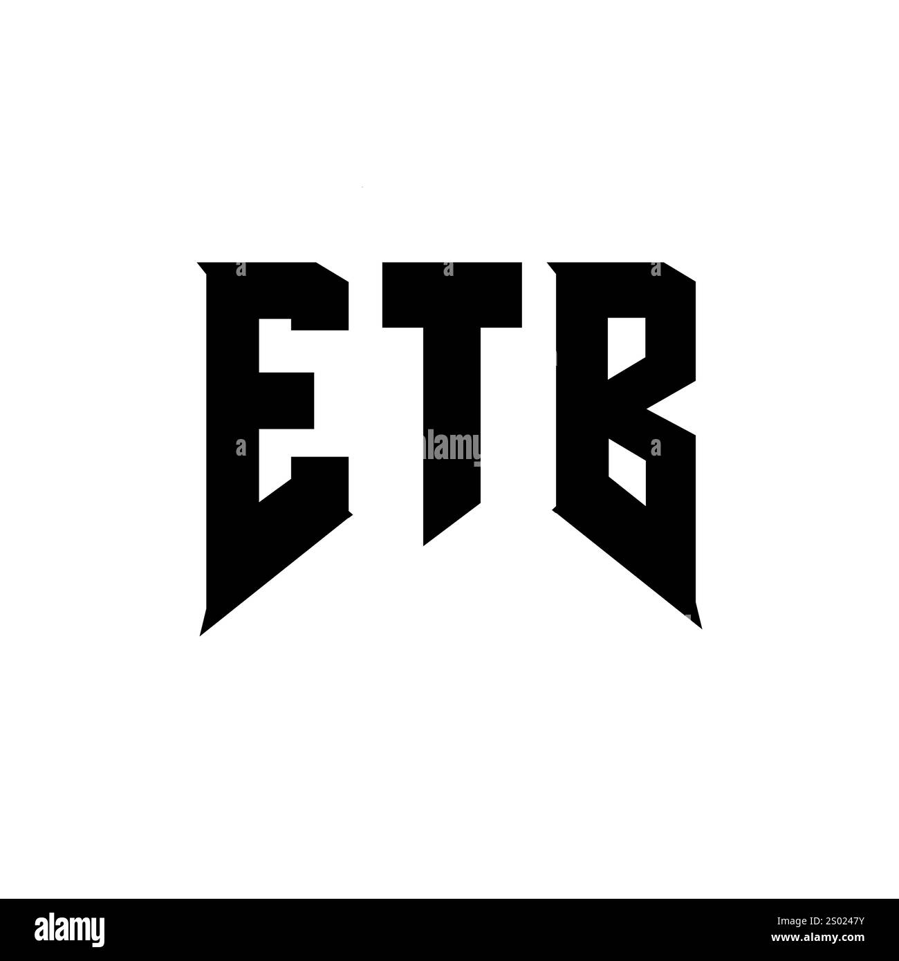 ETB letter logo design for technology company. ETB logo design black ...