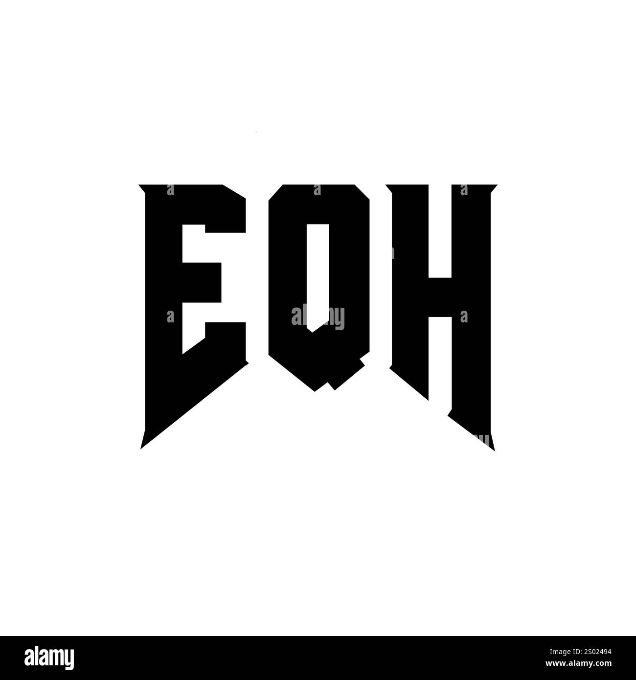 Eqh logo design hi-res stock photography and images - Alamy