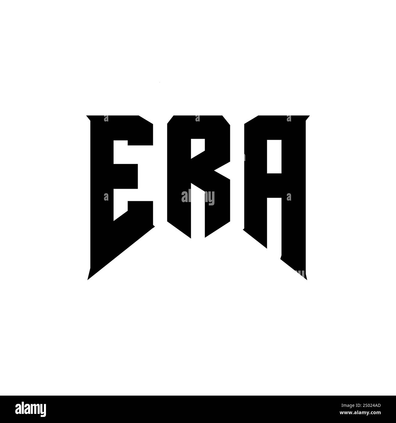 ERA letter logo design for technology company. ERA logo design black ...