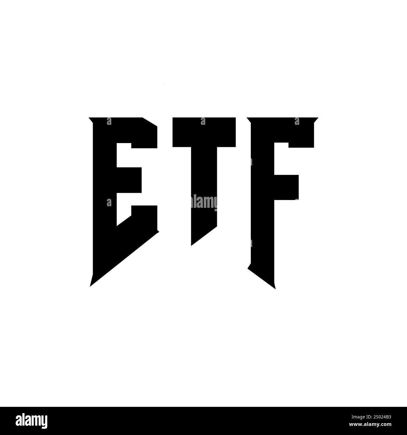 Etf minimalist logo hi-res stock photography and images - Alamy