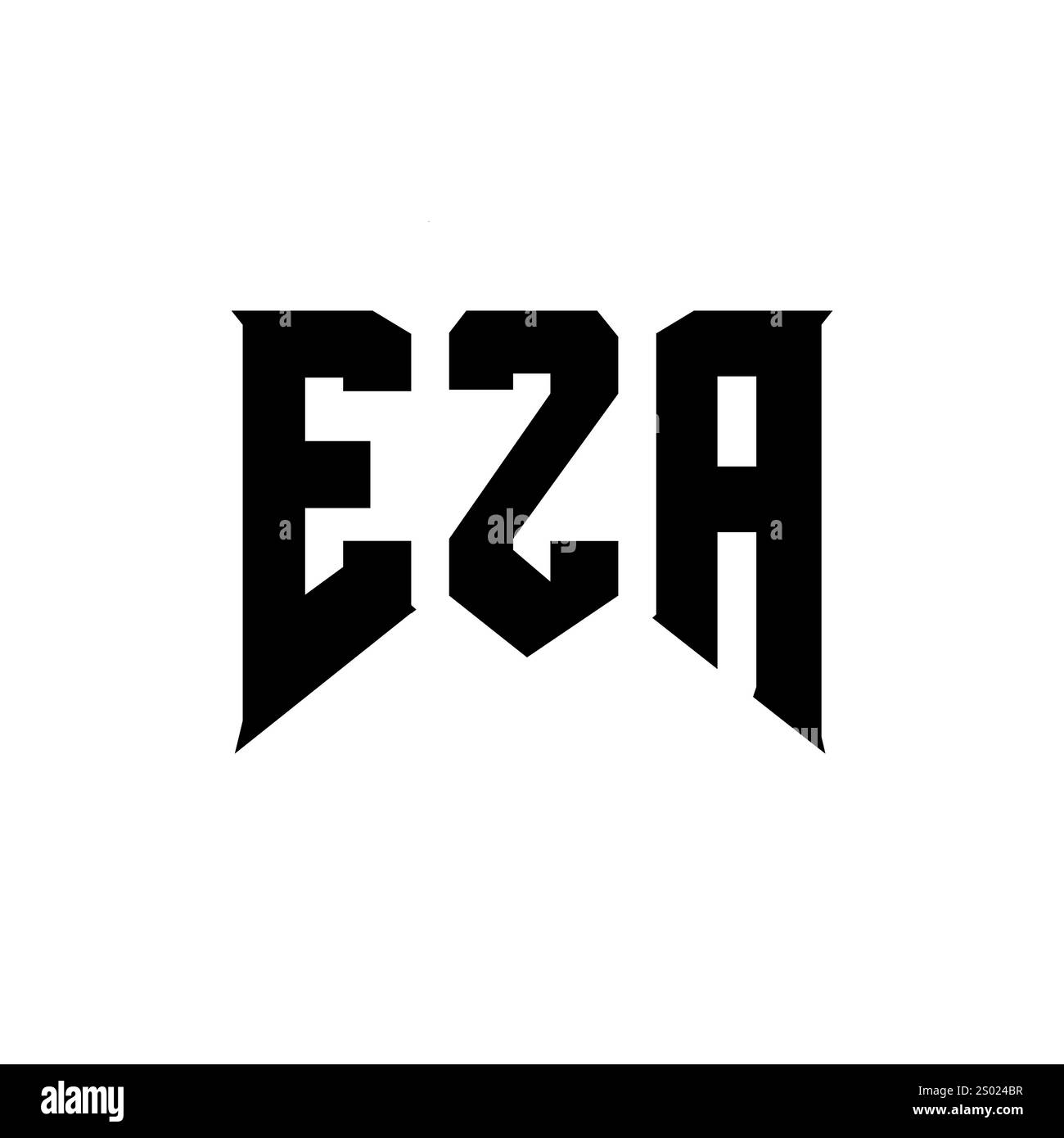 Eza logo design hi-res stock photography and images - Alamy