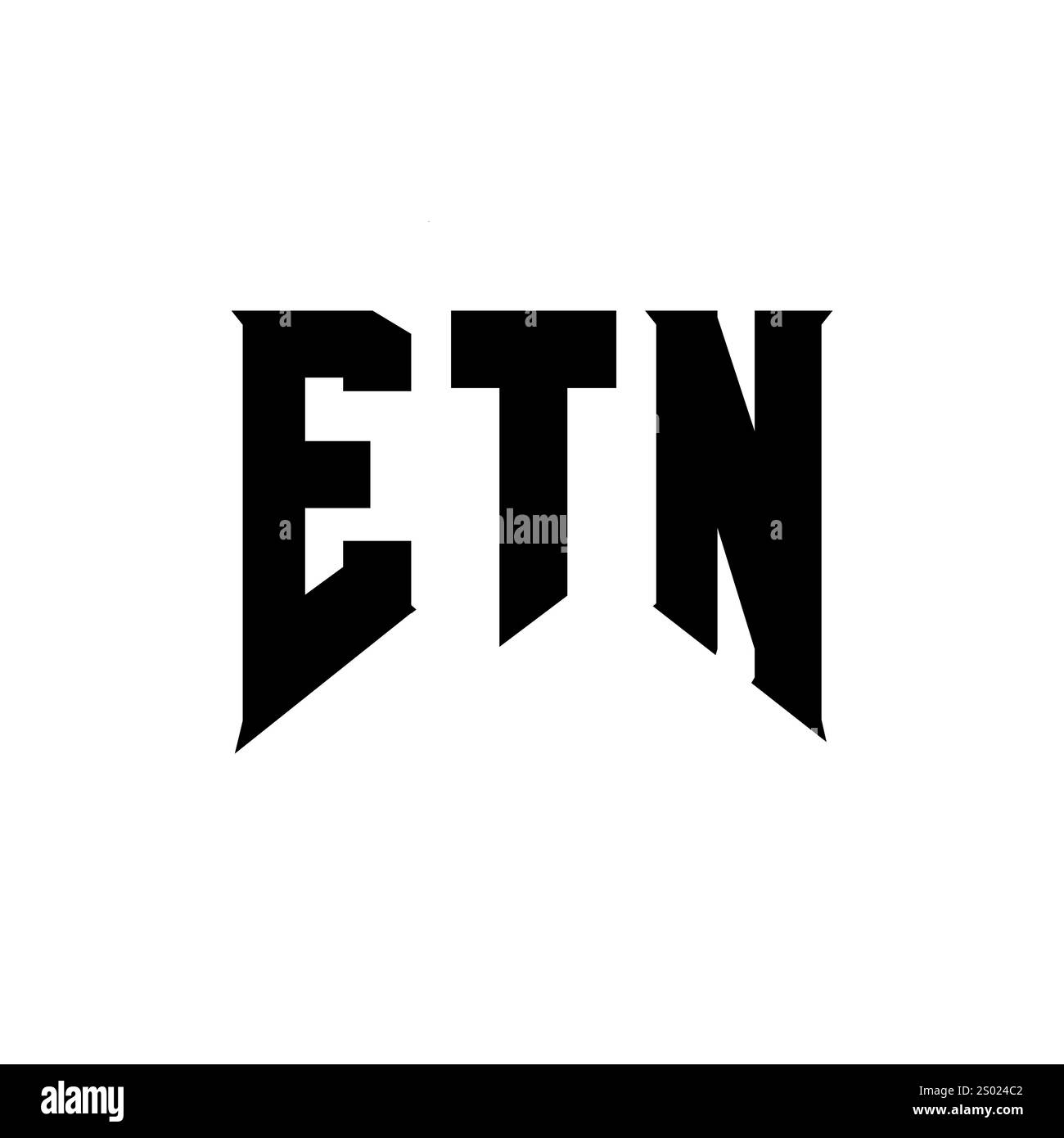Etn logo design hi-res stock photography and images - Alamy