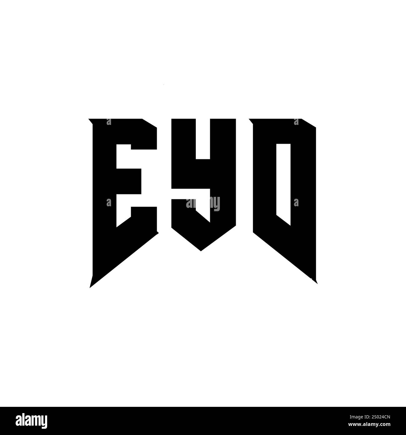 EYD letter logo design for technology company. EYD logo design black ...