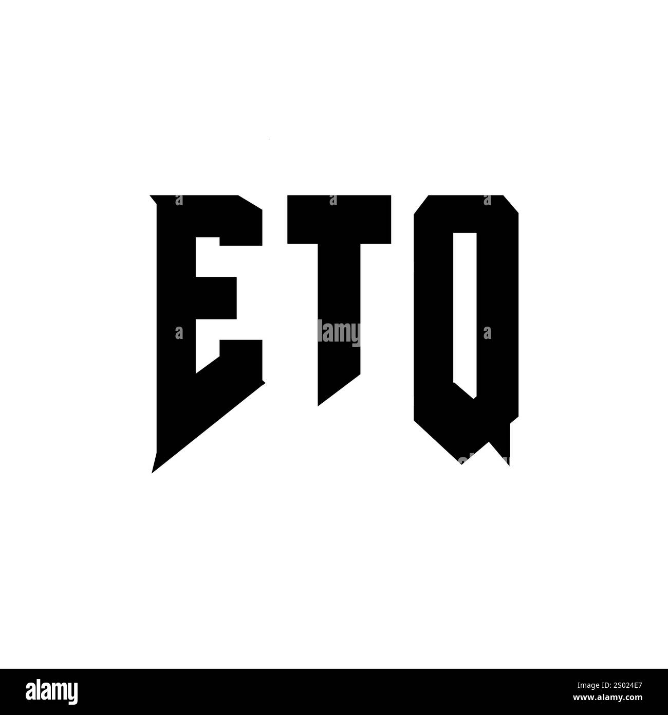 Etq logo design hi-res stock photography and images - Alamy