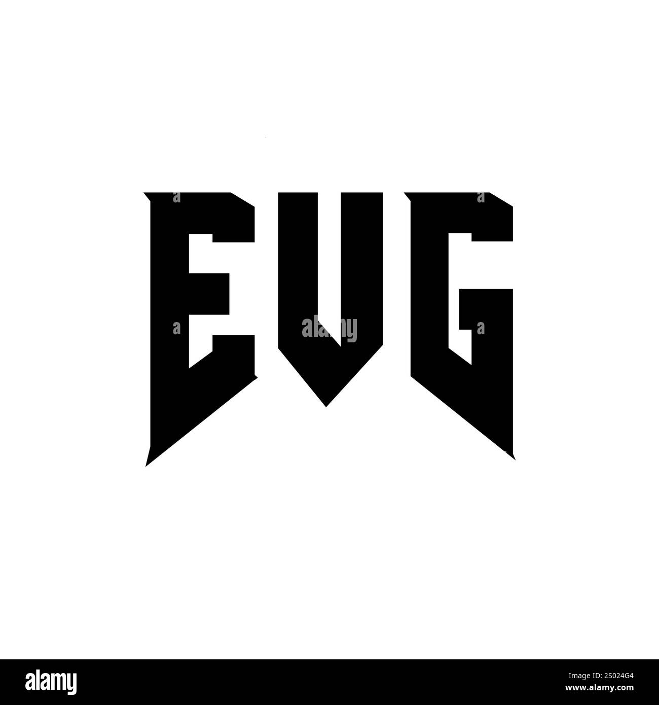 EVG letter logo design for technology company. EVG logo design black ...
