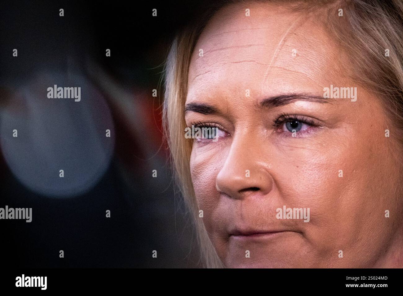 Mari Rantanen during the meeting of interior and justice ministers to ...