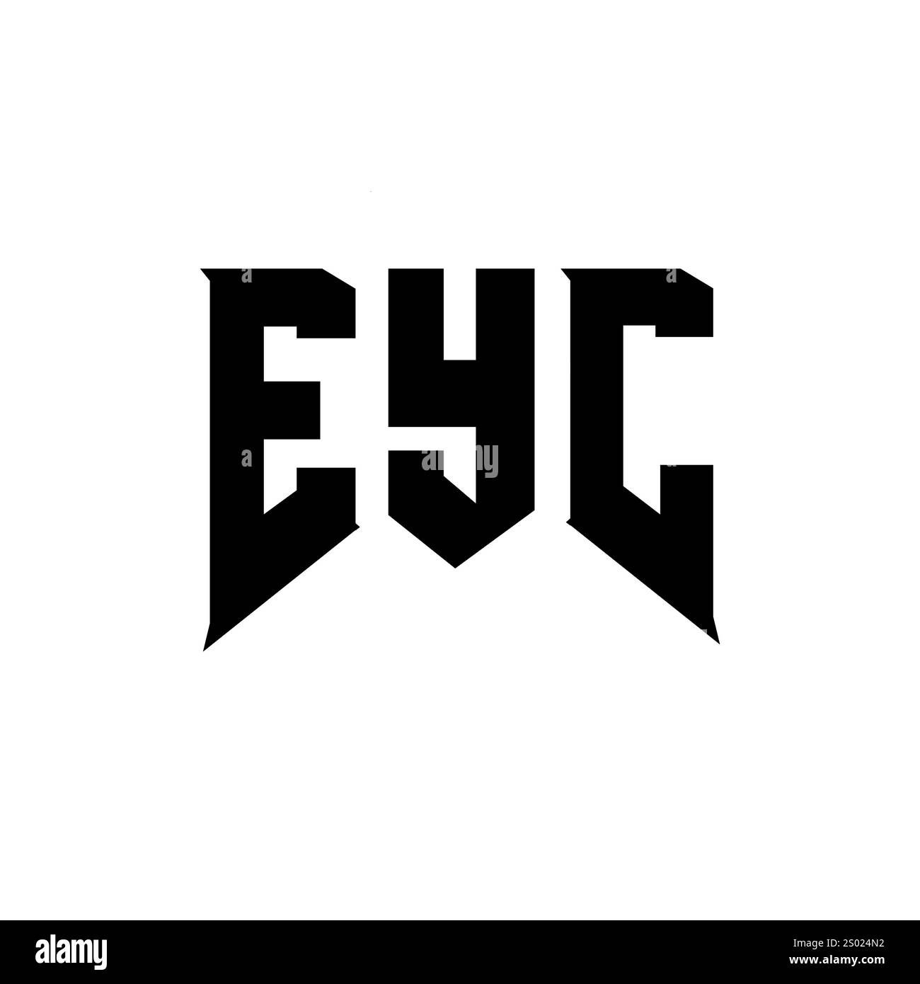 Eyc logo design hi-res stock photography and images - Alamy