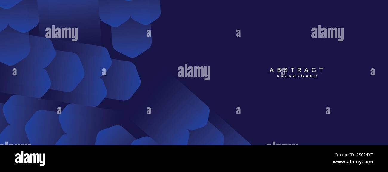 Dark Blue Gradient Abstract Geometric Flowing Lines Background ...