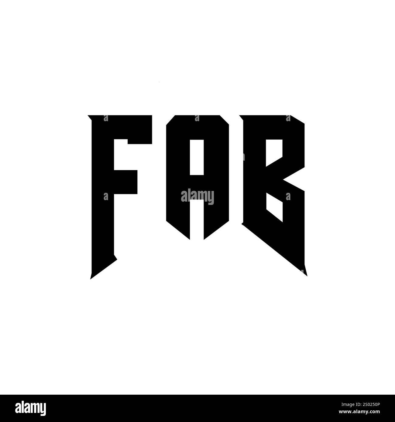 FAB letter logo design for technology company. FAB logo design black ... FAB letter logo design for technology company. FAB logo design black ...