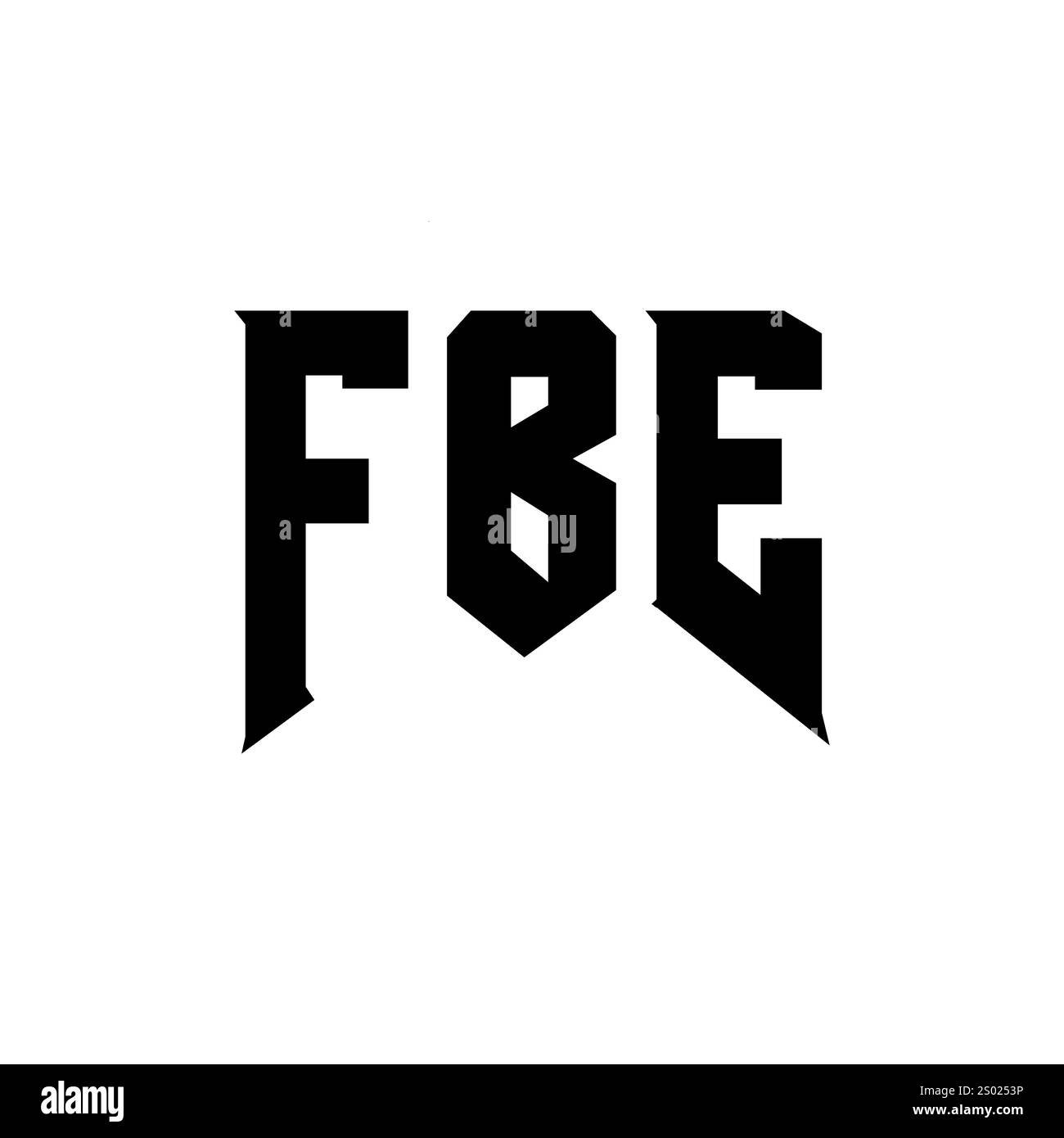 FBE letter logo design for technology company. FBE logo design black ...