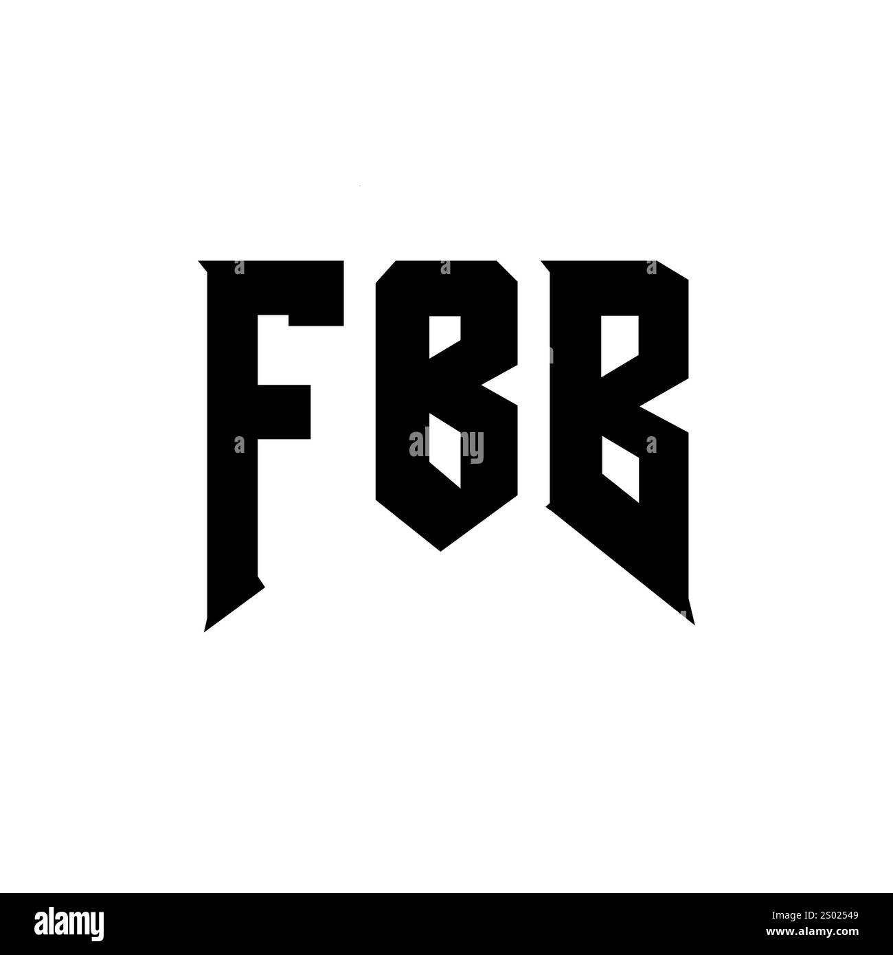 FBB letter logo design for technology company. FBB logo design black ...