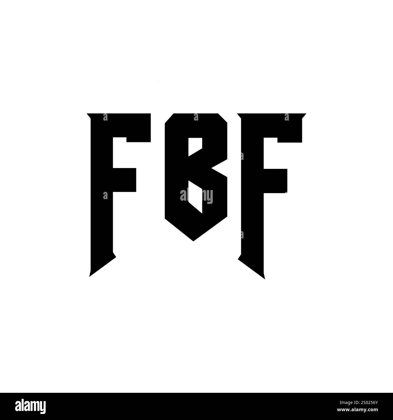 FBF letter logo design for technology company. FBF logo design black ...