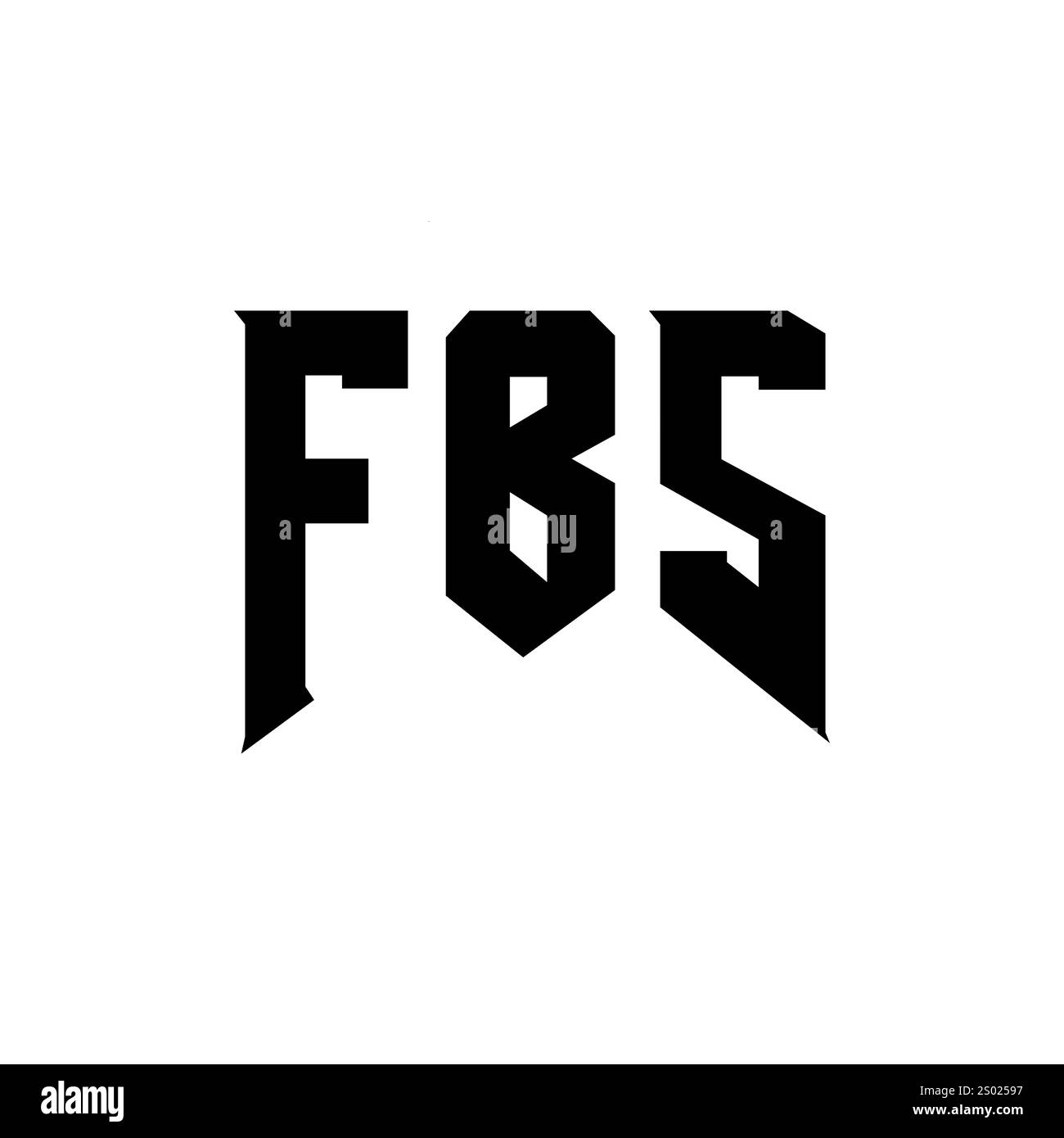 FBS letter logo design for technology company. FBS logo design black ...