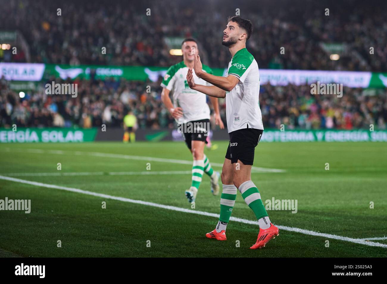 Andres Martin of Real Racing Club celebrates after scoring his team's ...