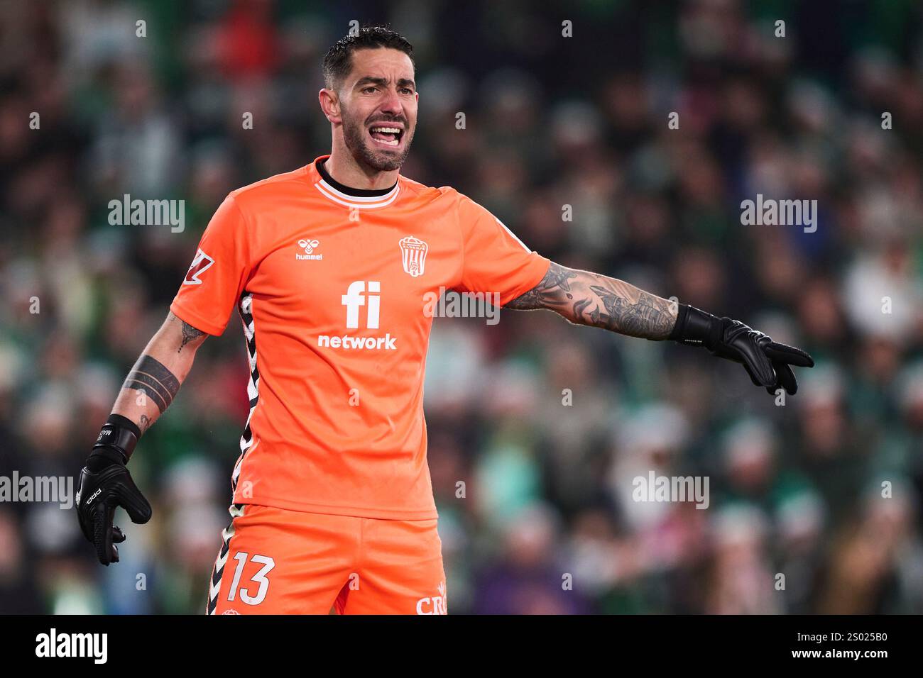 Ian Mackay of CD Eldense reacts during the LaLiga Hypermotion match ...