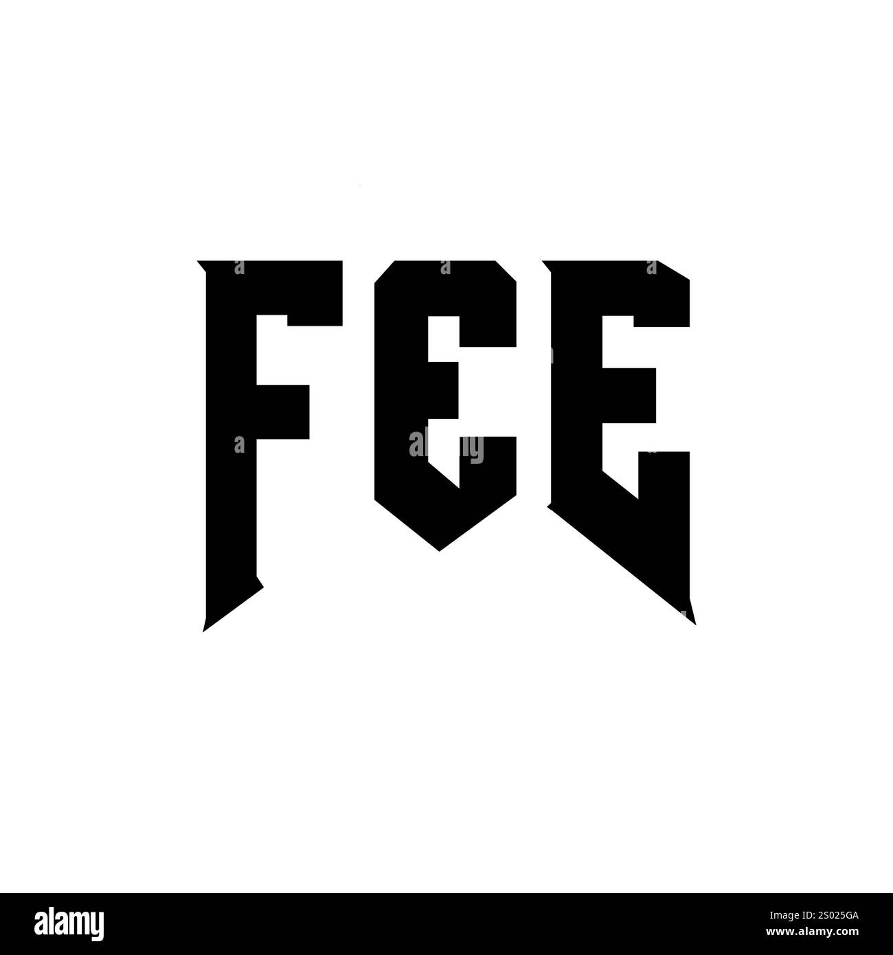 FEE letter logo design for technology company. FEE logo design black ...