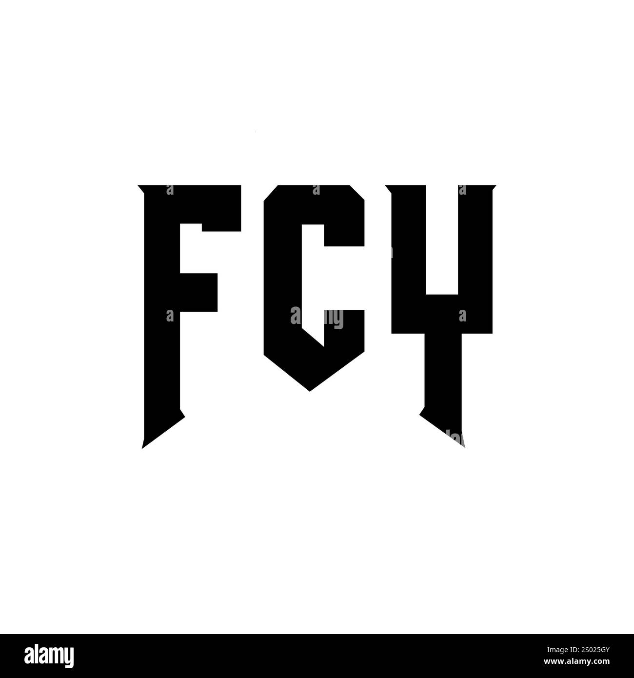 Fcy logo design Stock Vector Images - Alamy