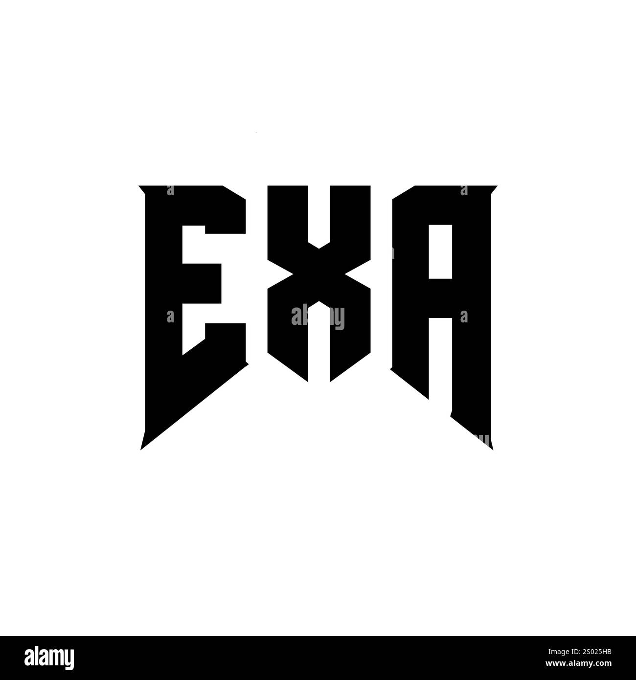 Exa logo design hi-res stock photography and images - Alamy
