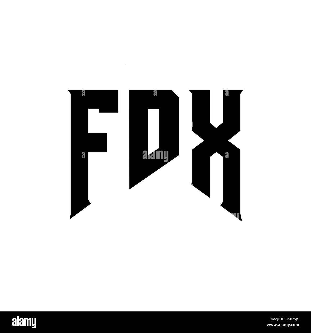 Fdx logo design Stock Vector Images - Alamy